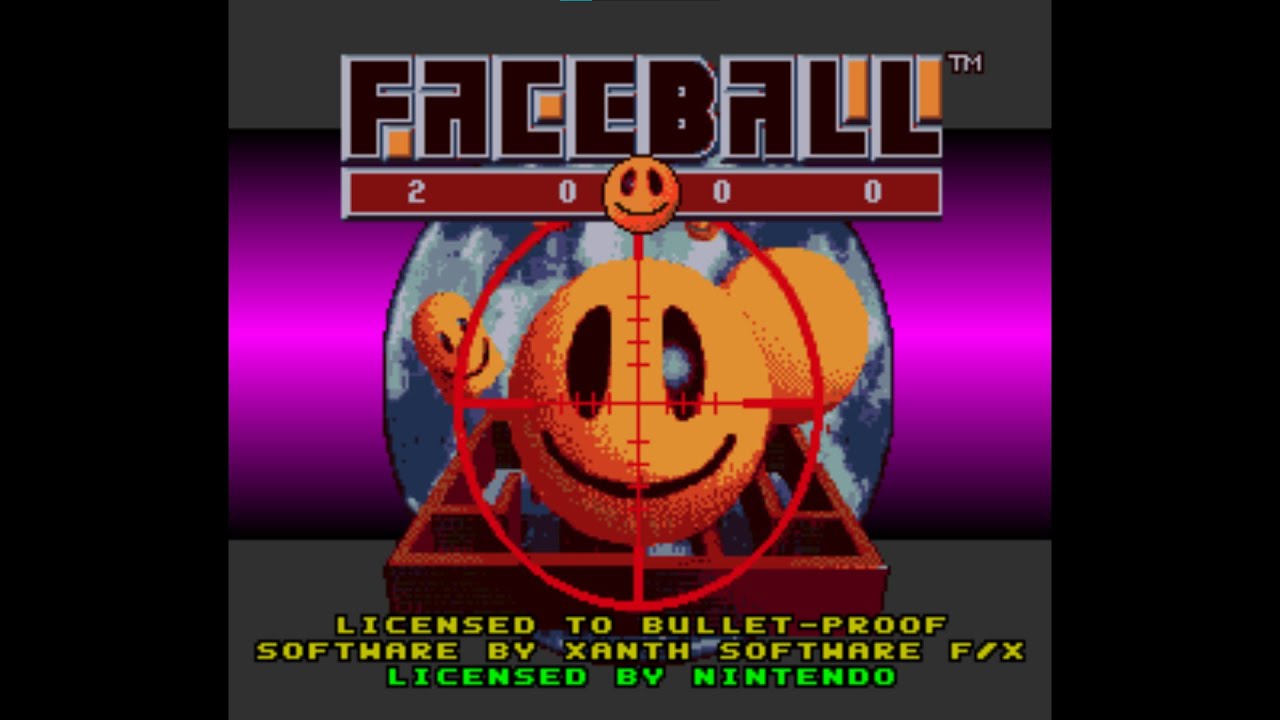 Faceball 2000 USA 4k SNES - YouTube