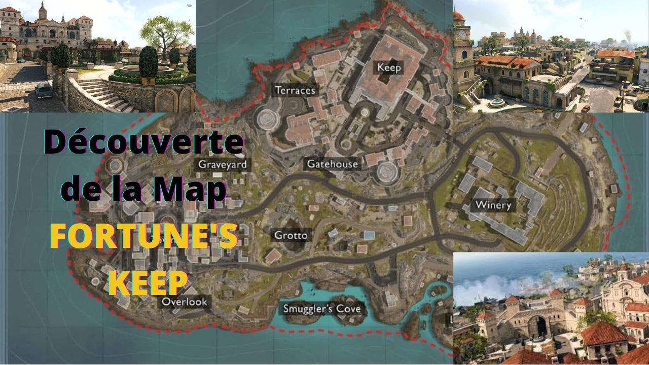Découverte nouvelle map FORTUNE'S KEEP CALL OF DUTY WARZONE - YouTube