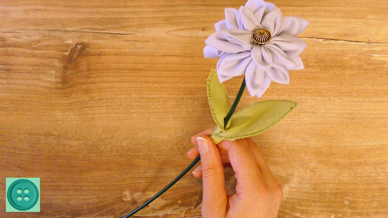 Sewn Fabric Flower | DIY Decoration & Gift Ideas | Easy Sewing for ...