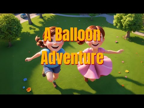Ashley's Hot Balloon Adventure! A cartoon short film for all ages! Kids!