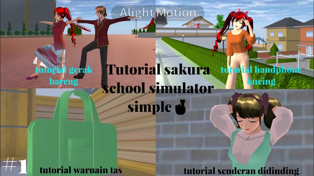 Tutorial sakura school simulator #1 || SAKURA SCHOOL SIMULATOR EDIT - YouTube