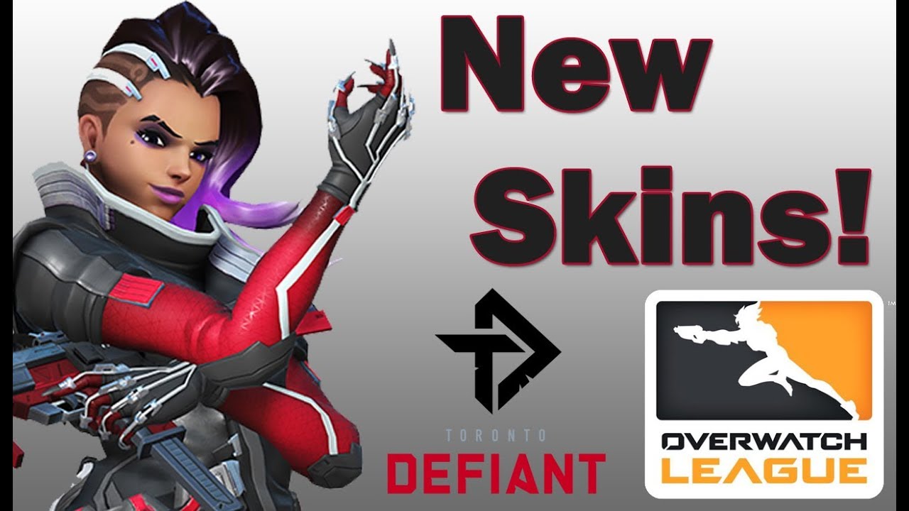 New Overwatch League Skins On PTR (Toronto Defiant) - YouTube
