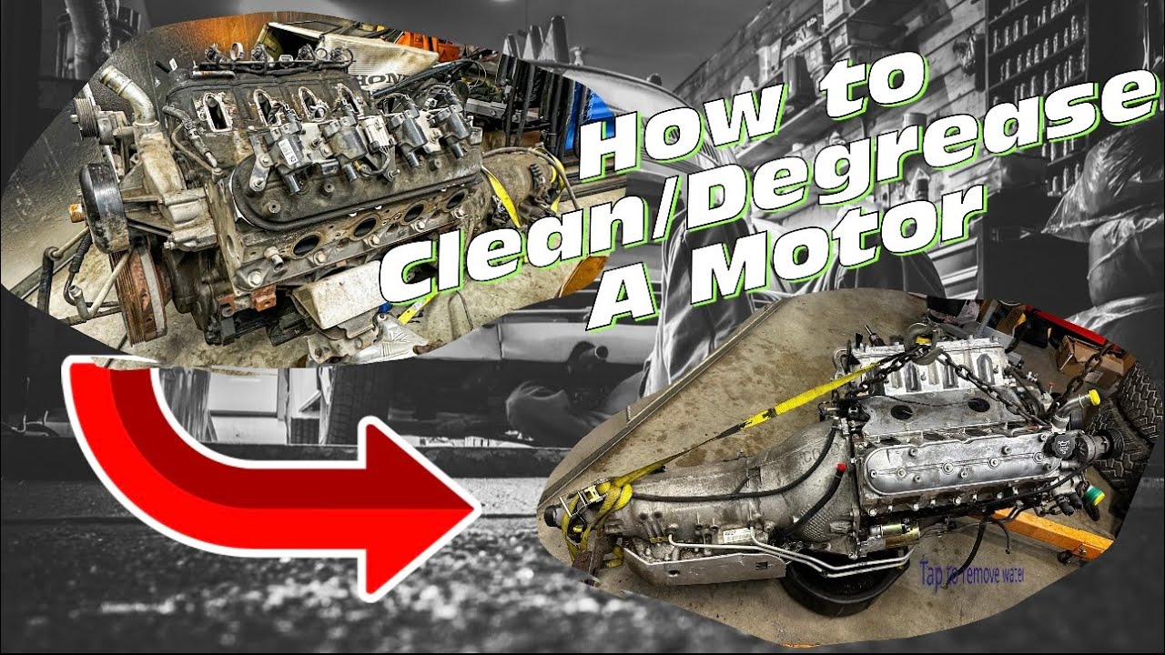 How To / Cleaning & Degreasing my NEW Motor! - YouTube