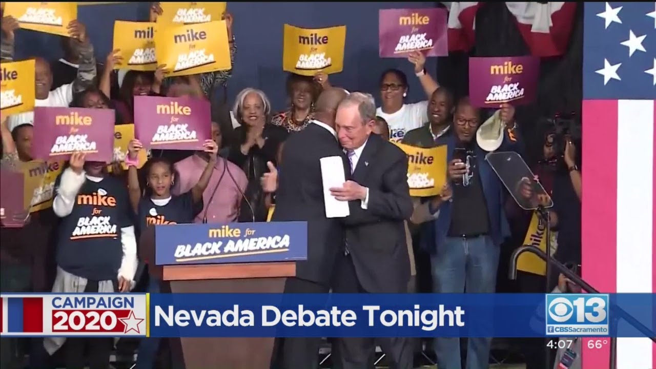 Michael Bloomberg Joins Democratic Debate Stage For The First Time ...