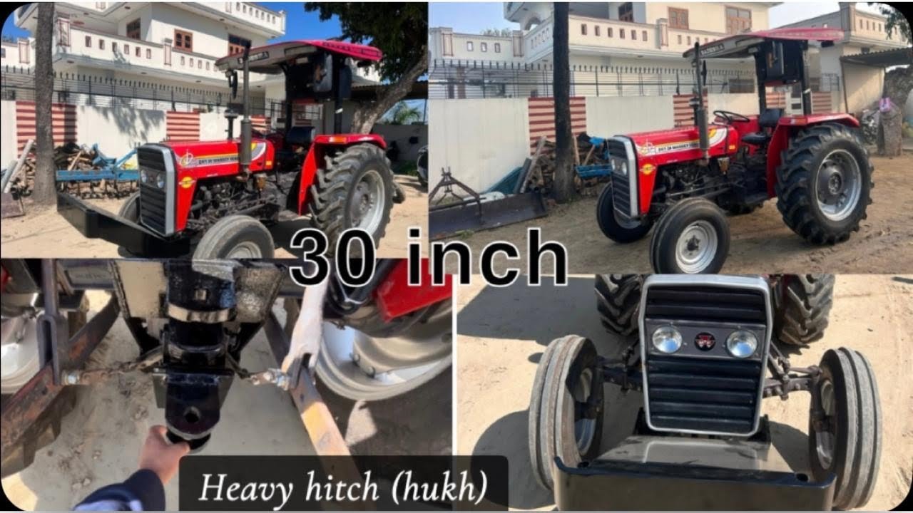 Tractor modifications || ਅੱਜ ਲਗਵਾਇਆ Messy nu Bumper ਤੇ ਲਗਵਾਈ Heavy ਹੁੱਕ || Doabazonewale - YouTube