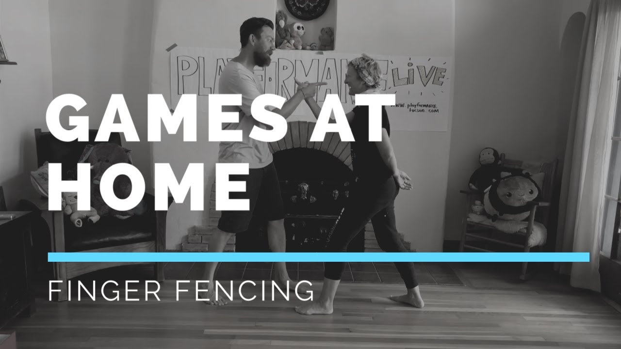 GAMES AT HOME | FINGER FENCING - YouTube
