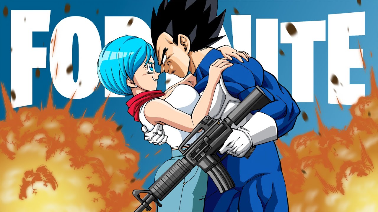 WAR AND LOVE | Vegeta And Bulma Play Fortnite - YouTube