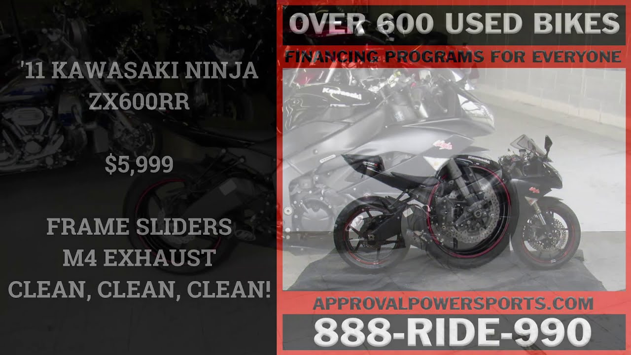 2011 KAWASAKI NINJA ZX600RR U5424 - YouTube