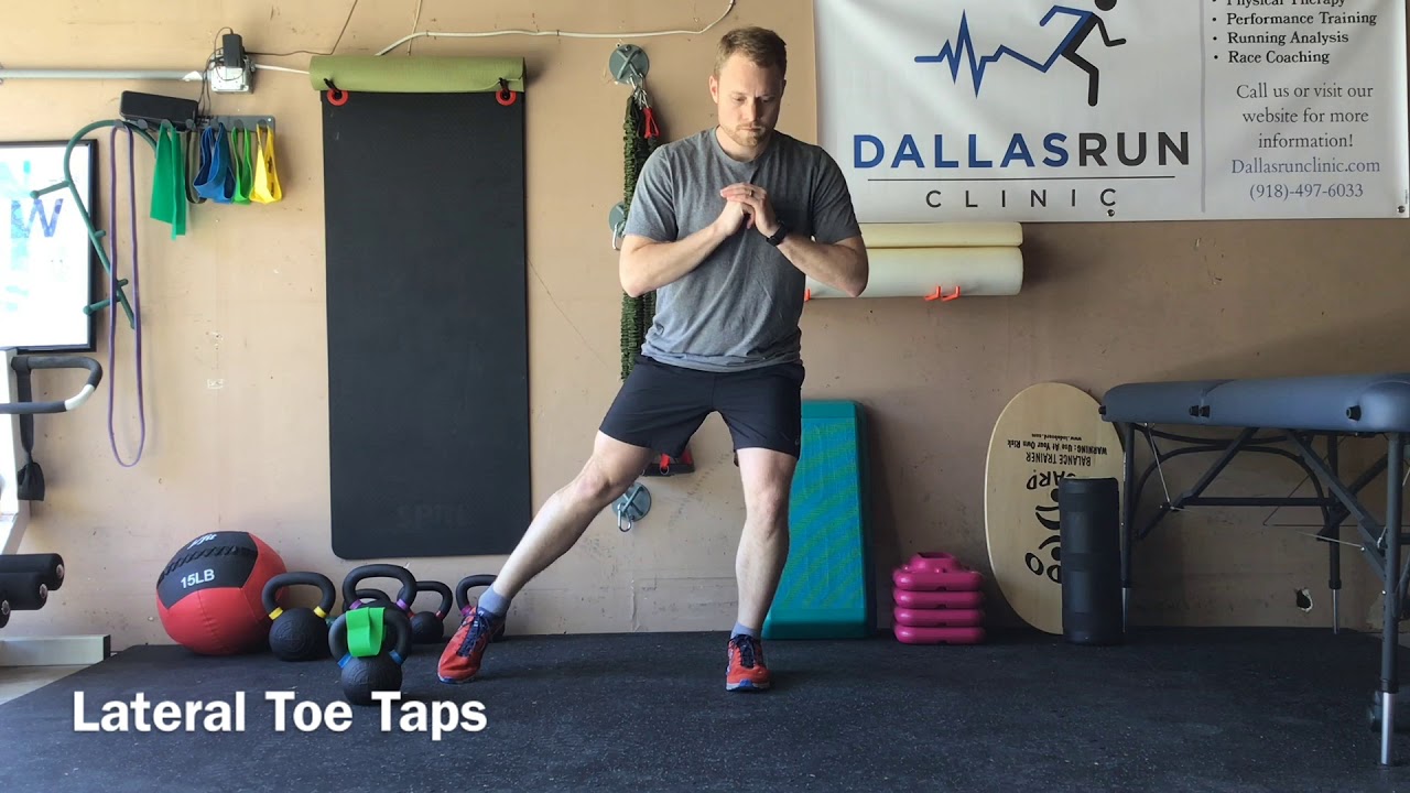 Lateral Toe Taps - YouTube