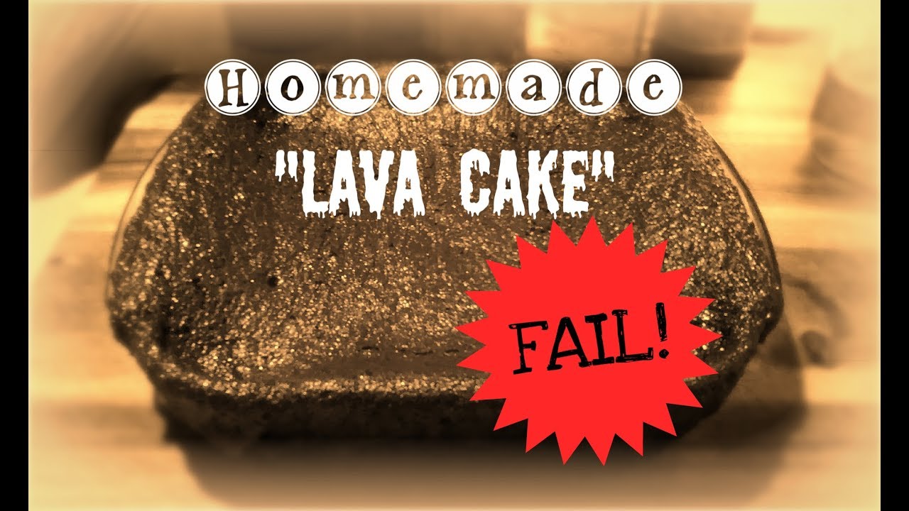Chocolate "Lava cake" FAIL! Disaster in the kitchen... - YouTube