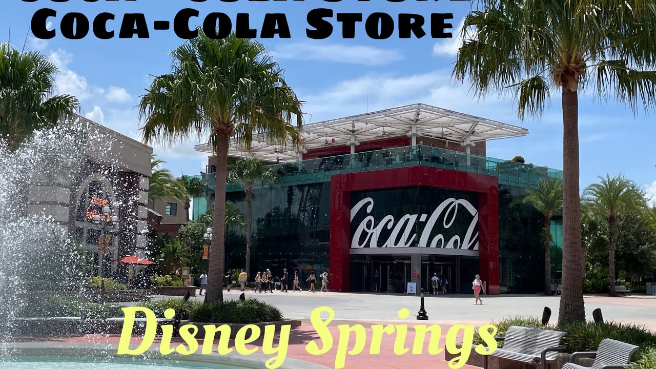 Disney Springs Coca Cola Store #cocacola #shop #disneymerch - YouTube