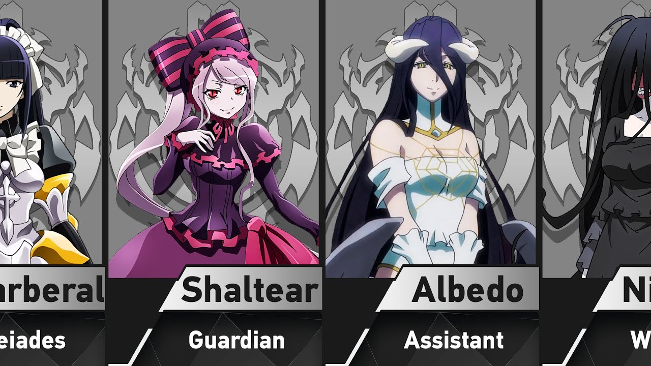 All Nazarick Members in Overlord - YouTube