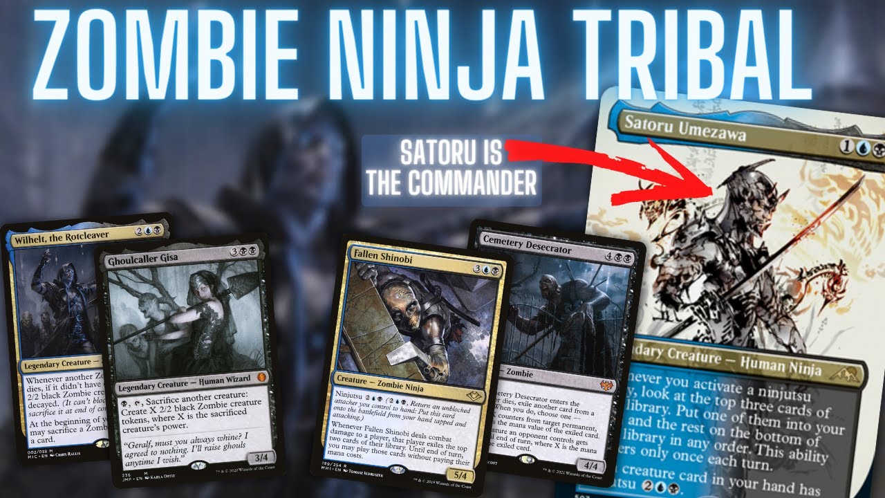 Satoru Umezawa Zombie Ninja Tribal | EDH Commander How to MTG Budget ...