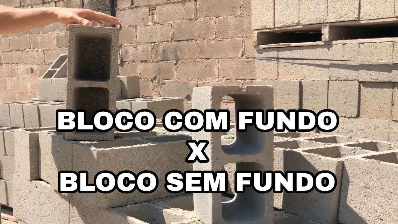 Bloco com fundo x Bloco sem fundo - YouTube