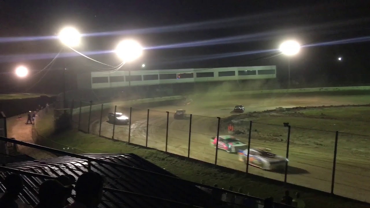 Jackson Motor Speedway 9/9/17 NESMITH Street Stock Feature - YouTube