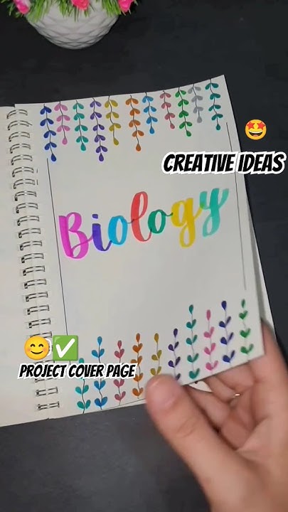 Best cover page ideas 😍 #art #craft #trending #drawing #ideas #project ...