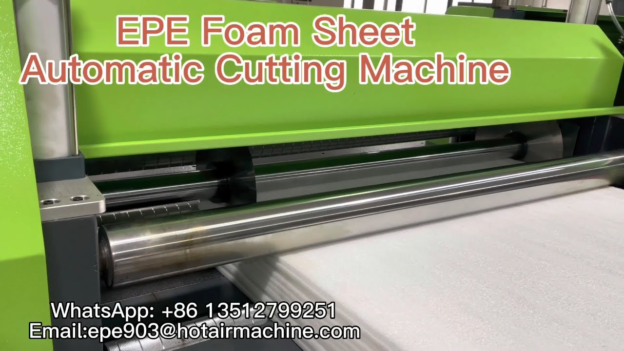 EPE Foam Sheet Automatic Cutting Machine | How to Cut EPE Foam Sheet ...