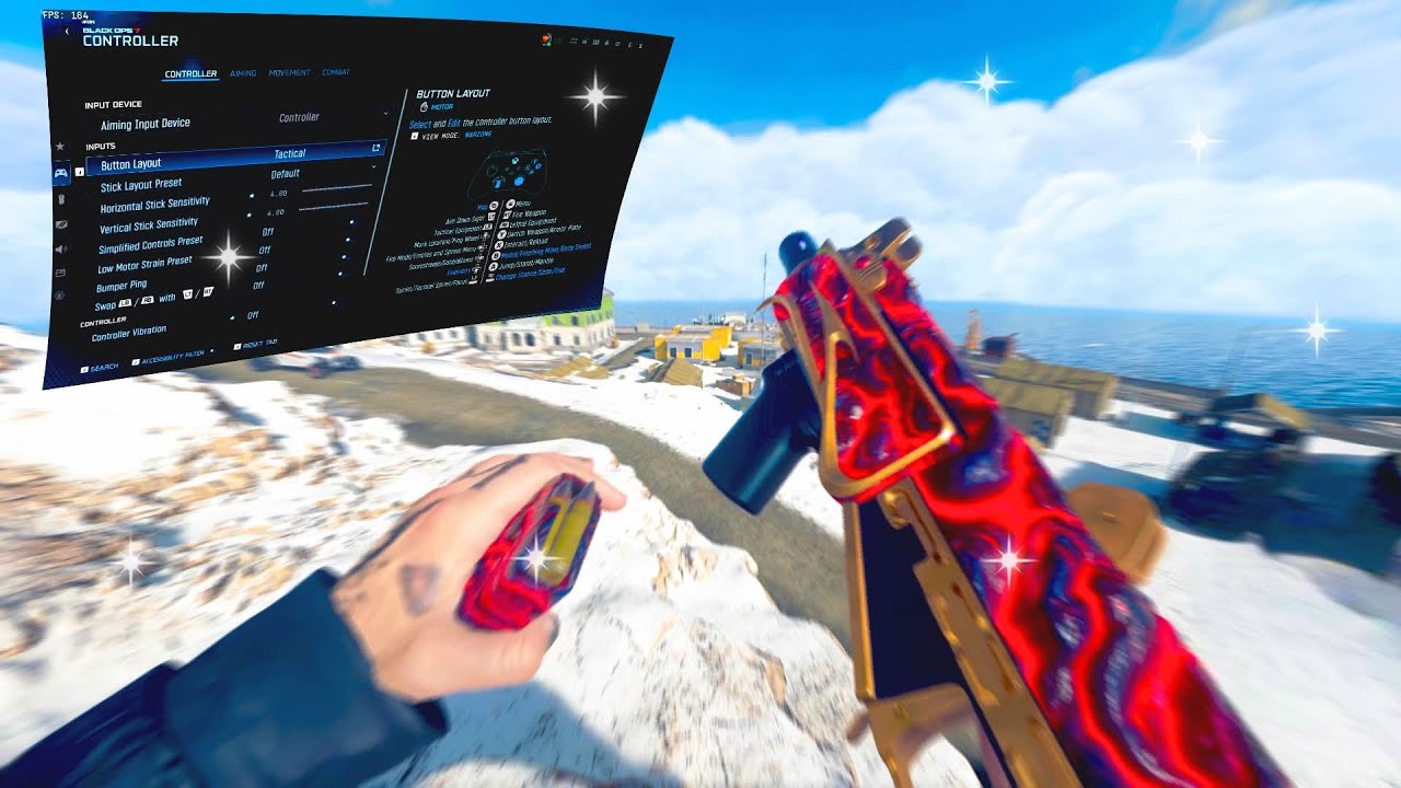 ICE Skating PS5 Movement ️ + Best Warzone YY Settings for Season 2 ...