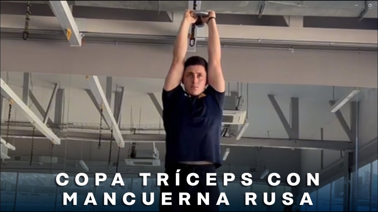 Copa Tríceps con mancuerna rusa - YouTube
