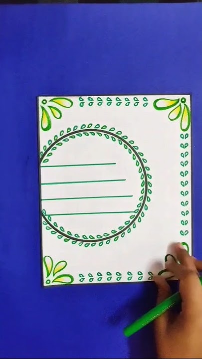 Learn how to make beautiful front page design of project.#shorts # ...