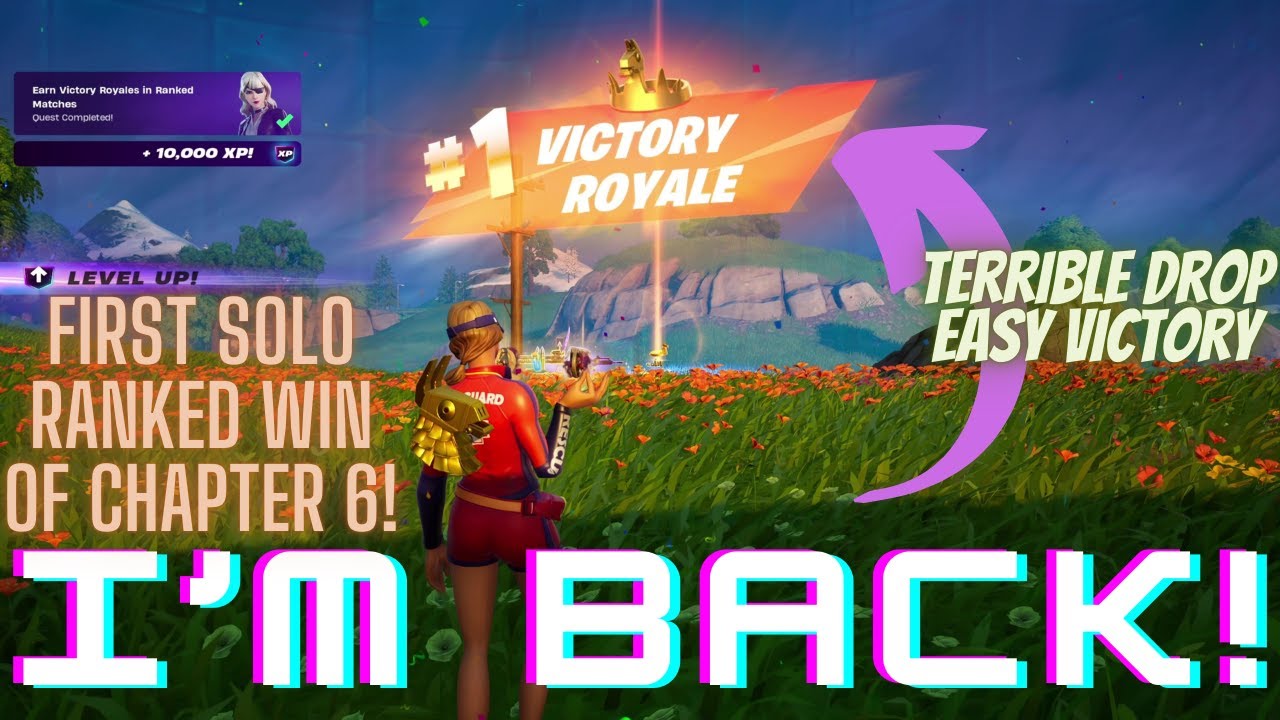 NEW Drop = Easy VICTORY! - Fortnite C6S1 Solo Ranked - YouTube