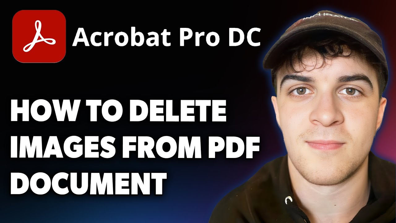 How to Delete Images From a PDF Document Using Adobe Acrobat Pro DC ...