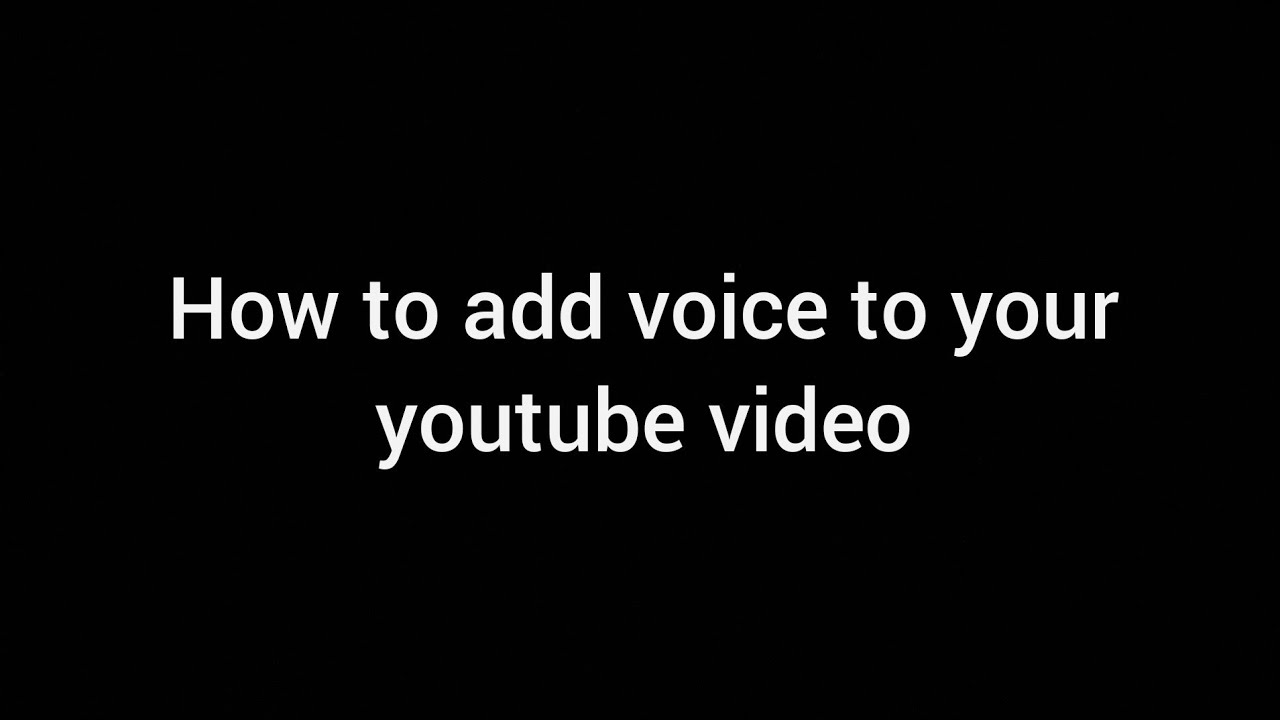 How to put robot/narrarator's voice un your video (tutorial) - YouTube