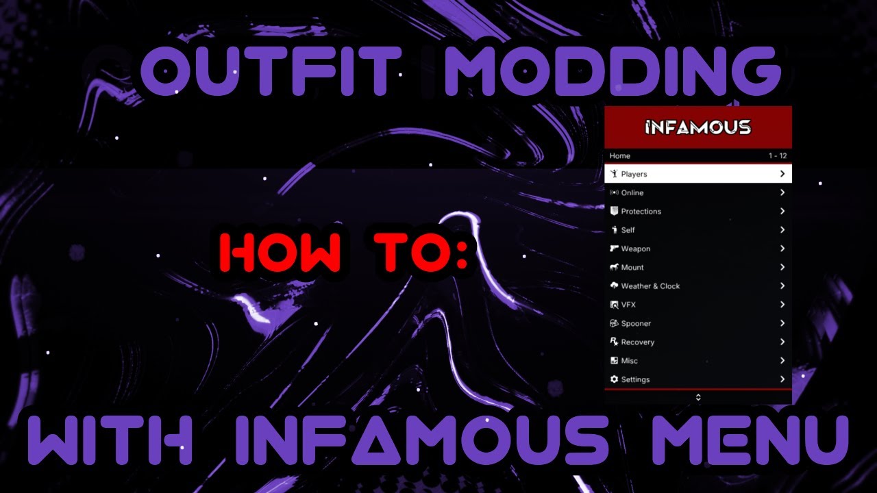 How to get Modded GTA 5 outfits using Infamous Menu - YouTube