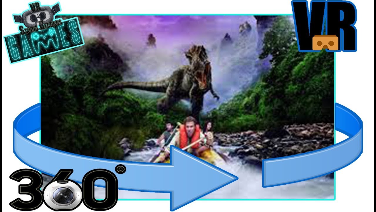 River Dinosaur 360 Vr Studio Records - YouTube