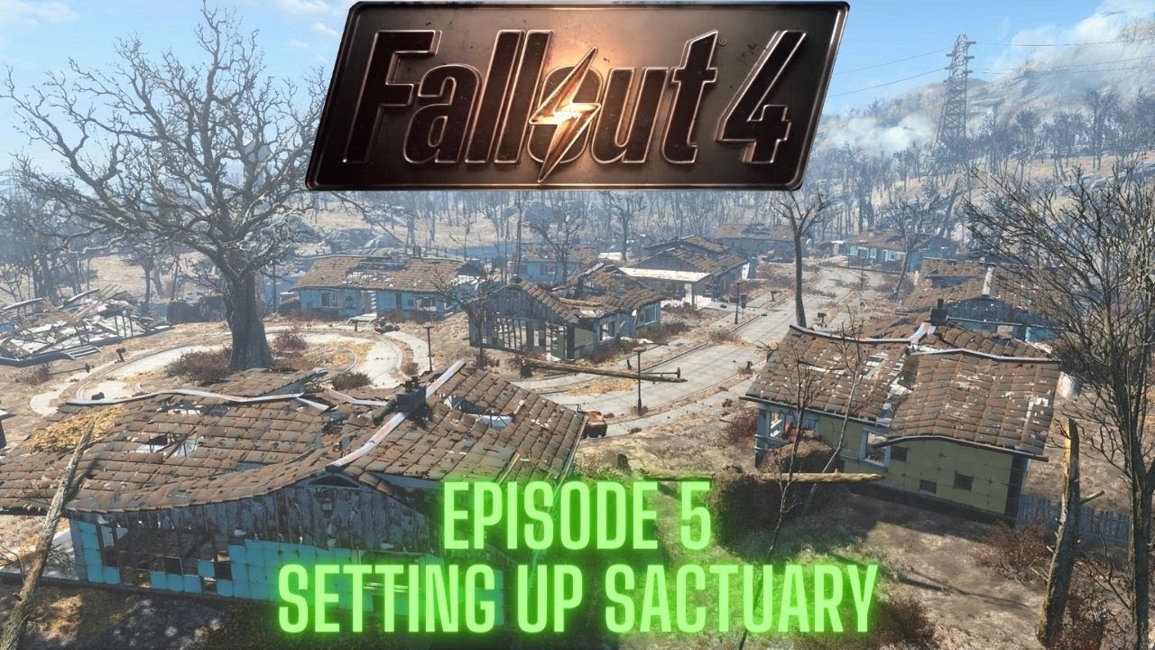 Fallout 4: Survival Mode (Steam) - Episode 5 - SETTING UP SANCTUARY ...