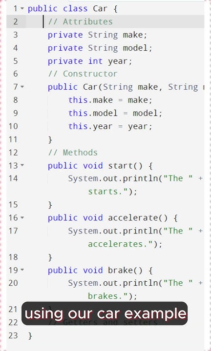 Class And Object Explained In Java Javaprogramming Oop Youtube