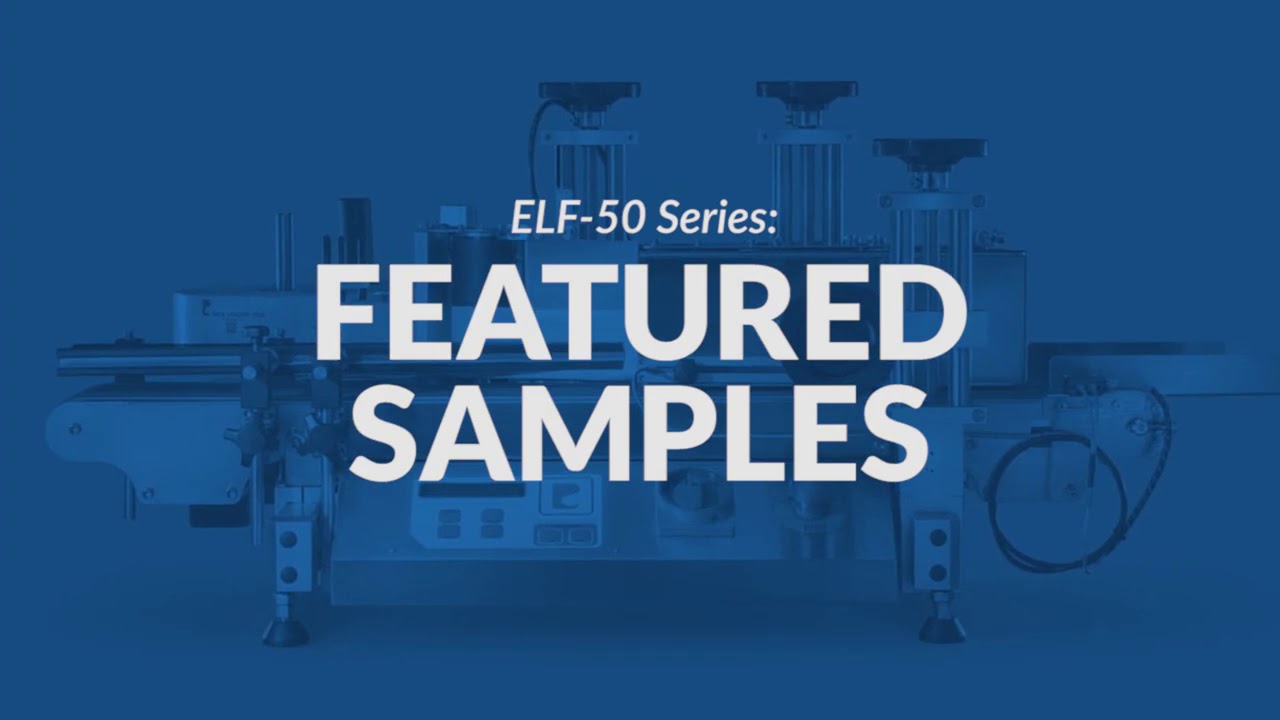 Pack Leader ELF-50 Tabletop Wrap Around Labeling Machine - YouTube
