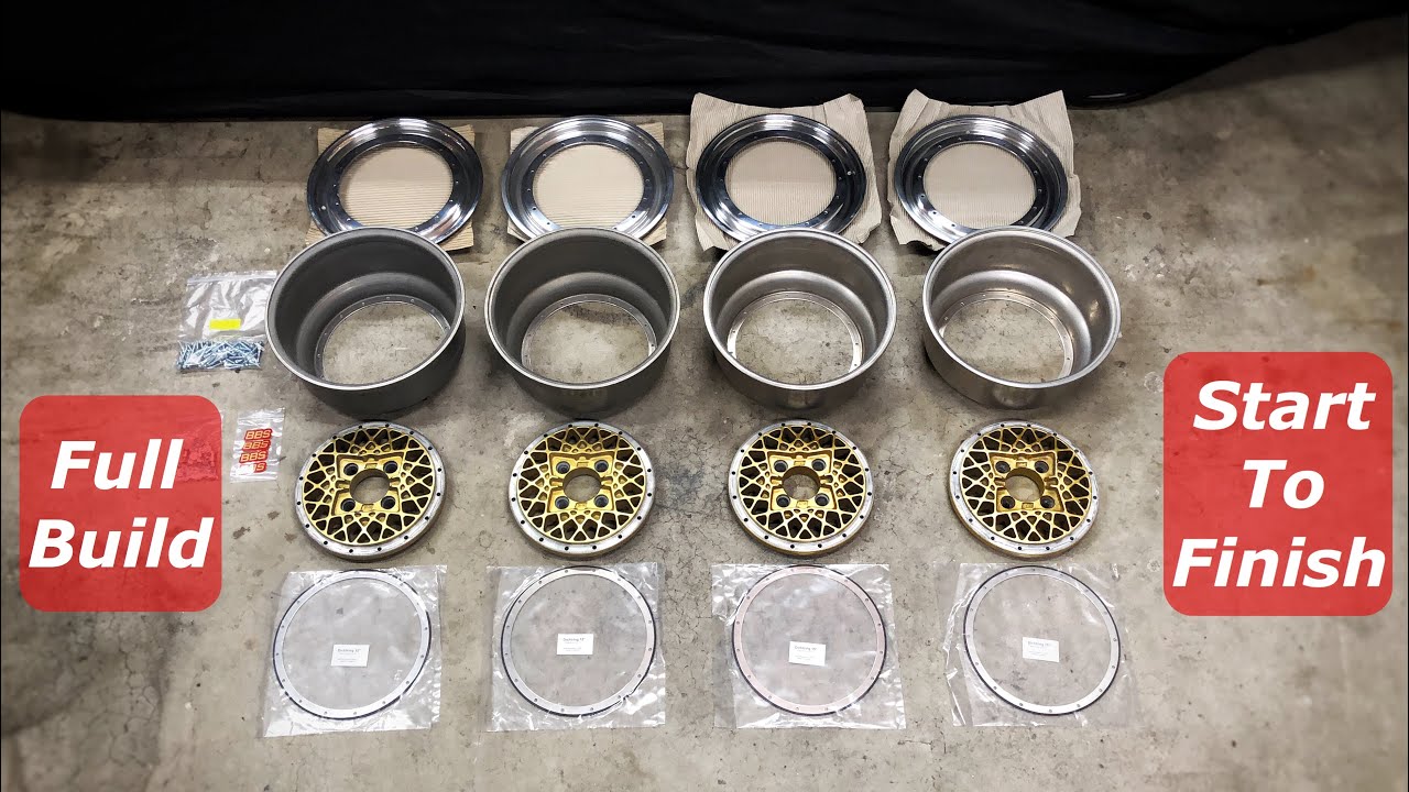 BBS E76 // 3-Piece Wheel Assembly - YouTube