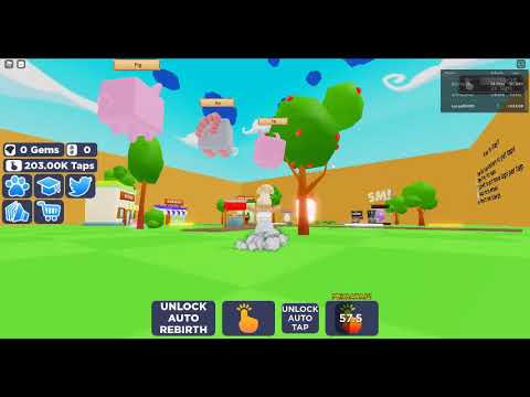 playing a tap game (roblox tapping simulator) - YouTube