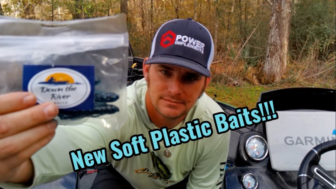 New Soft Plastic Baits!!! Down the River Baits - YouTube