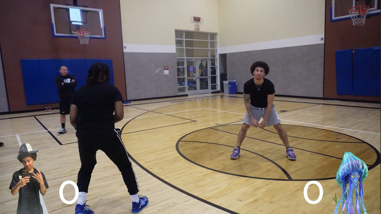 1V1 BASKETBALL GONE WRONG... - YouTube