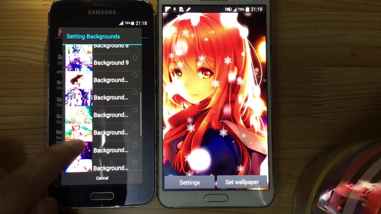 Beautiful Anime Live Wallpaper - YouTube