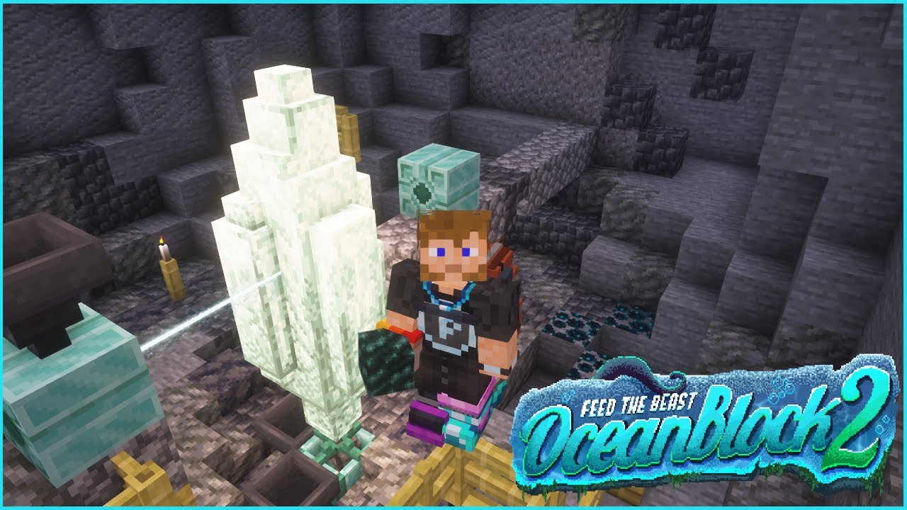 FTB OceanBlock 2 - Ep 14 - NauTech! Void Shimmer Goo! - YouTube