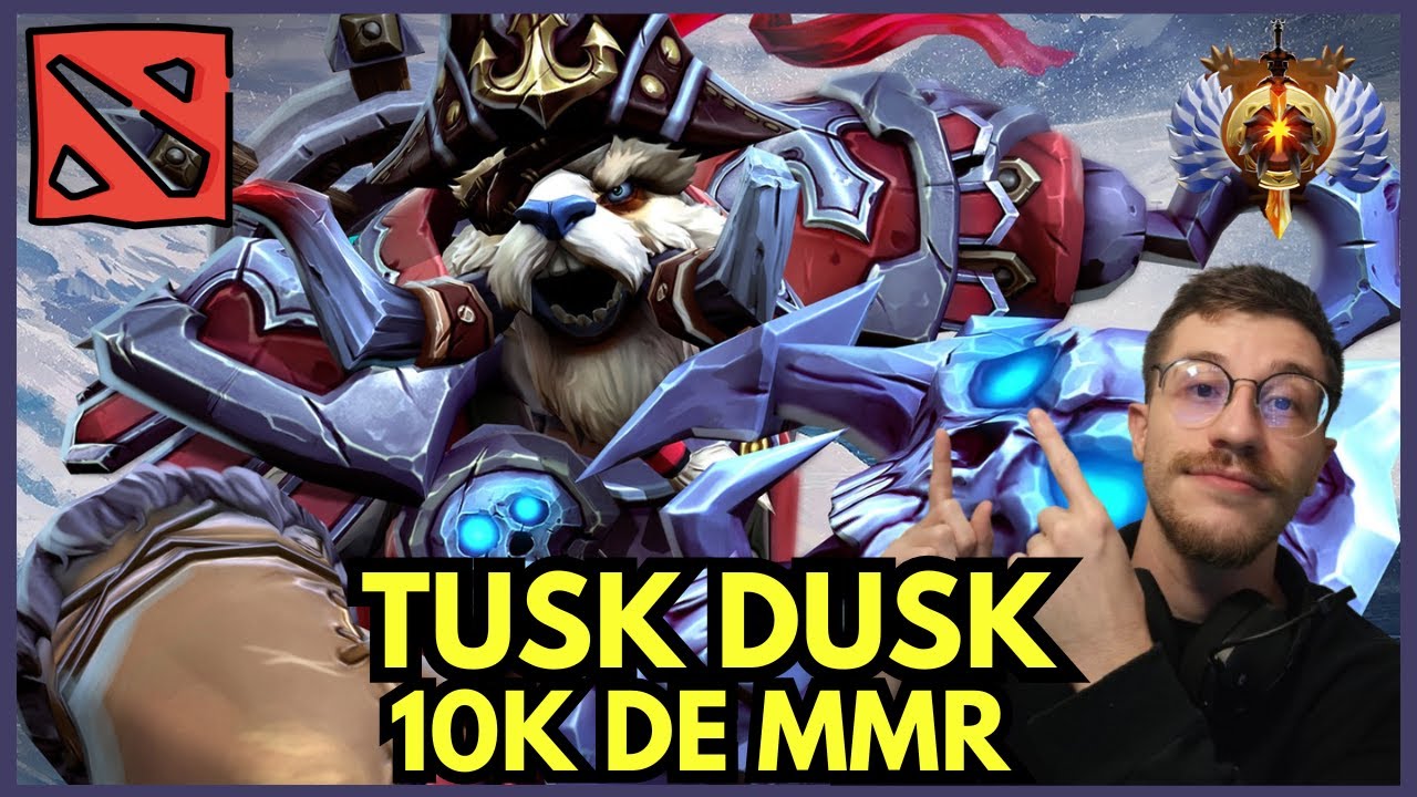 TUSK CONTINUA OP???? Joguei de Tusk Suporte 5... 7.39... 10k de MMR ...