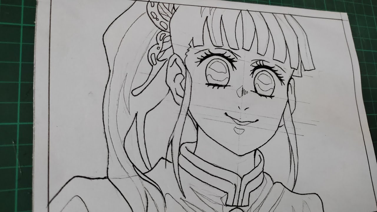 How To Draw Kanao Tsuyuri From Demon slayer/Kimetsu no Yaiba - YouTube
