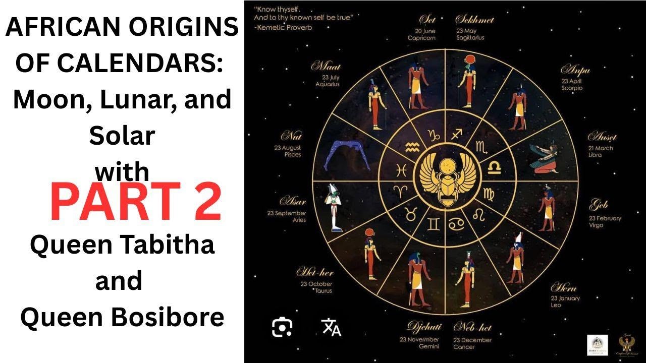AFRICAN ORIGINS OF CALENDARS PT 2 - YouTube