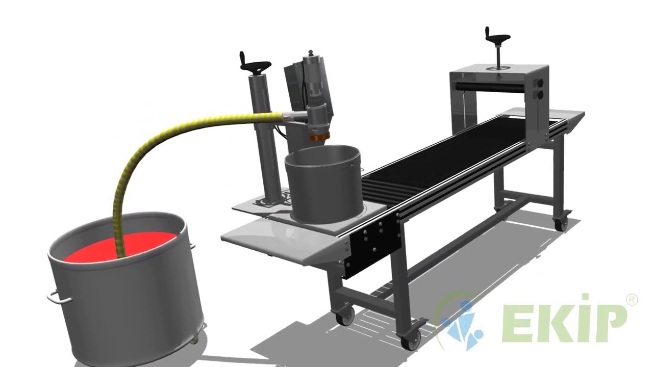 Bucket Filling Machines with Load Cell 3d Animation - YouTube