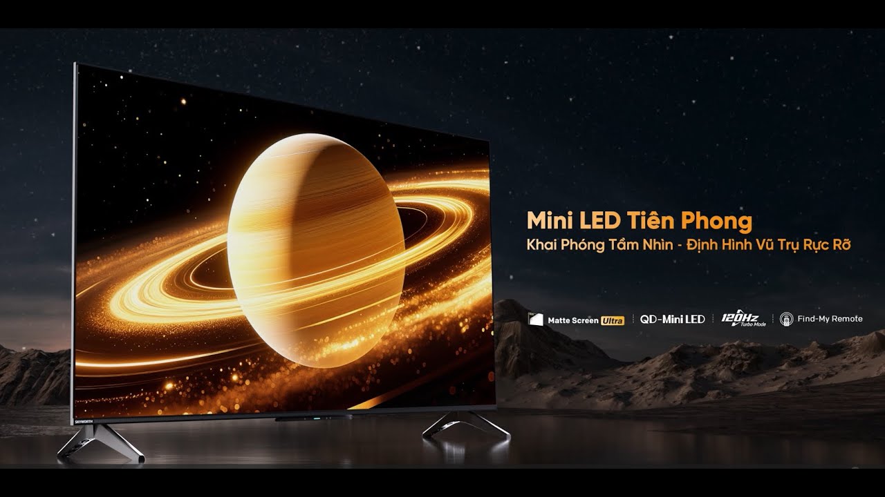 COOCAA V75 QD-MINI LED: KHAI PHÓNG TẦM NHÌN, ĐỊNH HÌNH VŨ TRỤ RỰC RỠ ...