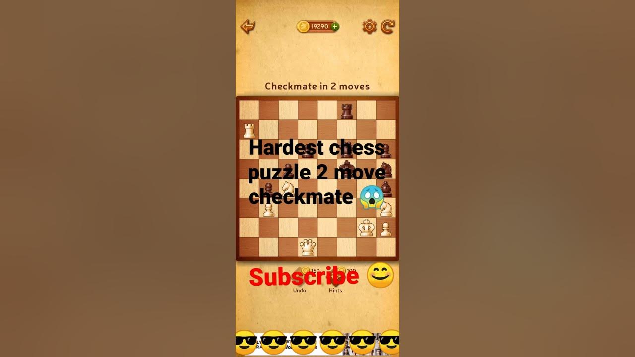 Hardest Chess Puzzle 2 Move Checkmate chesspuzzle short chess YouTube hardest-chess-puzzle-2-move-checkmate-chesspuzzle-short-chess-youtube