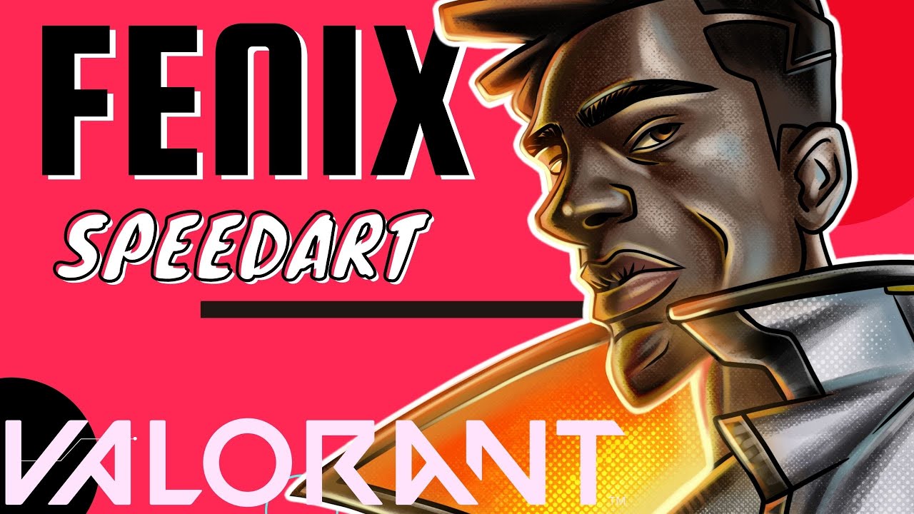 FENIX DO VALORANT (SPEED ART) - YouTube