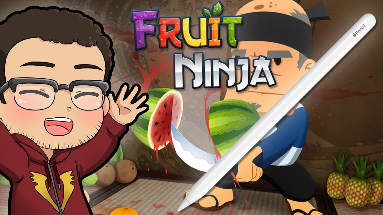 Fruit Ninja With the Apple Pencil (iPad Pro) - YouTube