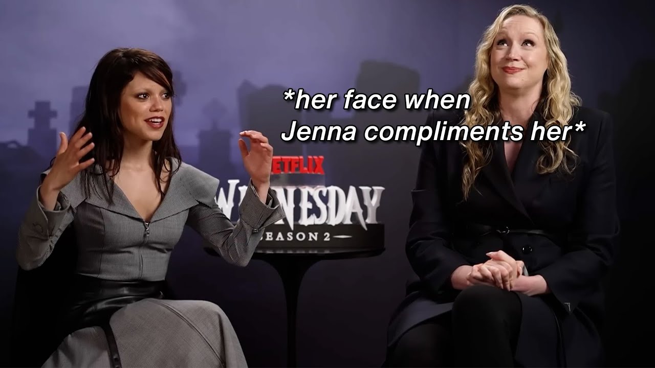 Wednesday cast being chaotic family with no filter for 5 minutes - YouTube