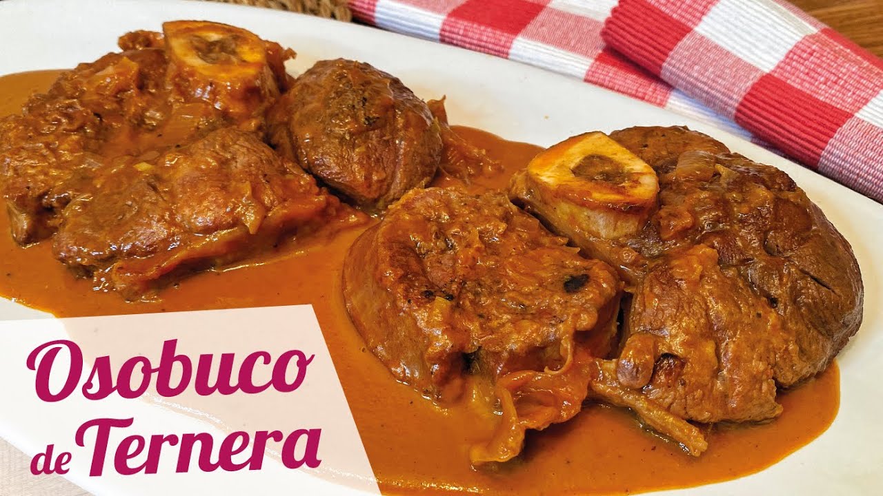 OSOBUCO DE TERNERA EN SALSA DE VINO TINTO | Receta de osobuco - YouTube