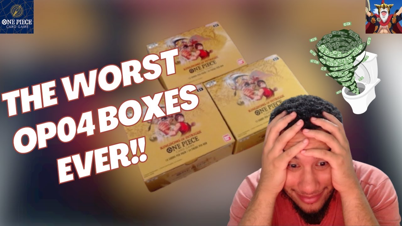 The Most Scuffed Box Openings EVER For OP04 - One Piece Card Game - YouTube