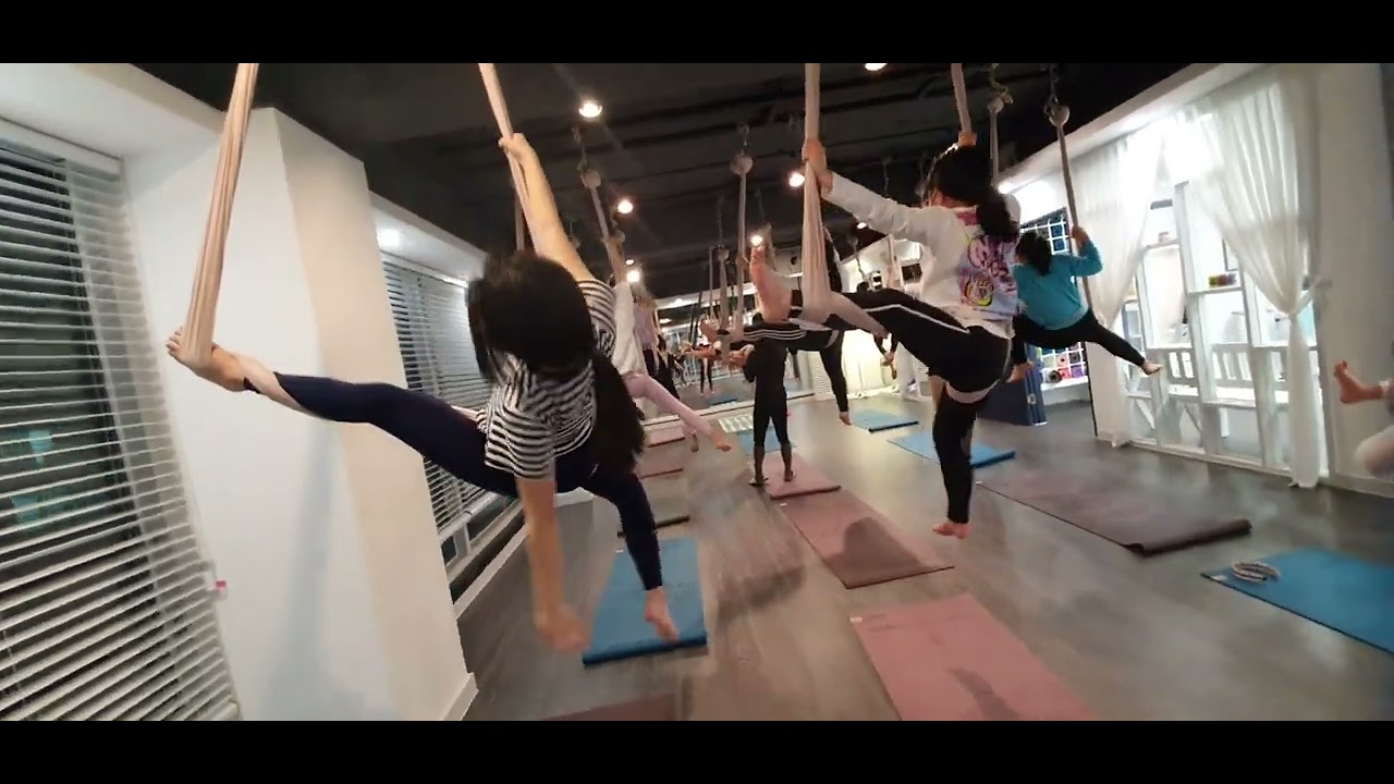 키즈플라잉 Flyingyoga 에어리얼요가 Youtube